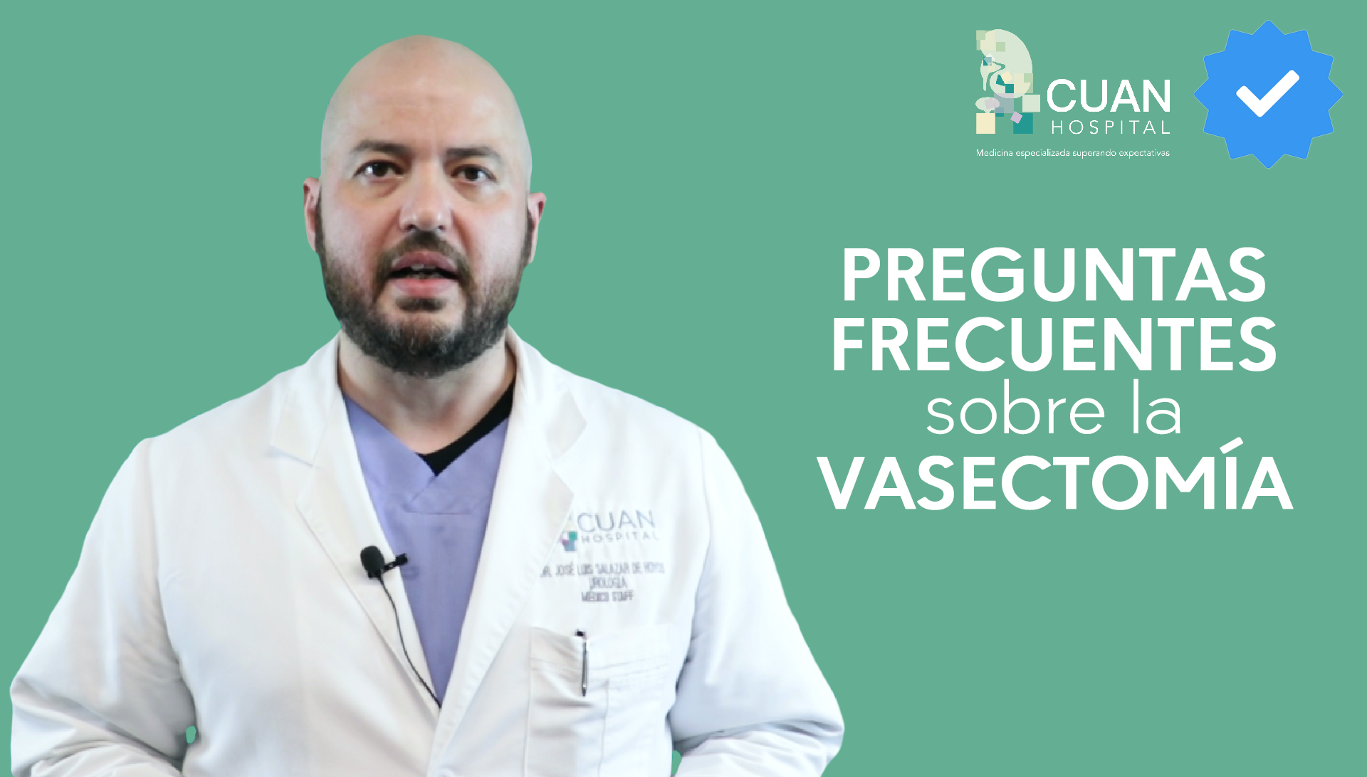 Preguntas frecuentes de la vasectomía (FAQ) - CUAN Hospital - Centro de ...